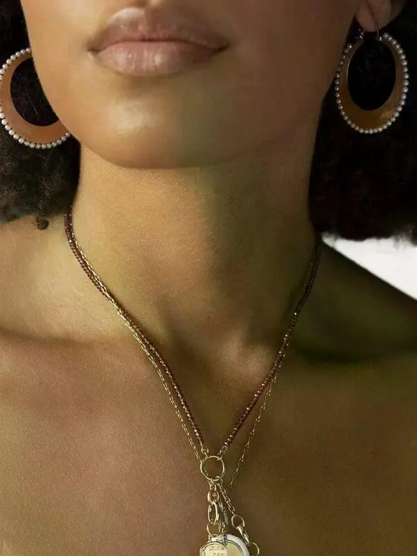Monica Rich Kosann Garnet Design Your Own Necklace - Gold
