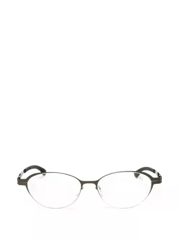 IC! BERLIN Round-frame Glasses - Grey