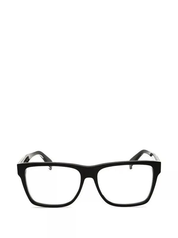 FERRAGAMO Square Frame Eyeglasses - Black