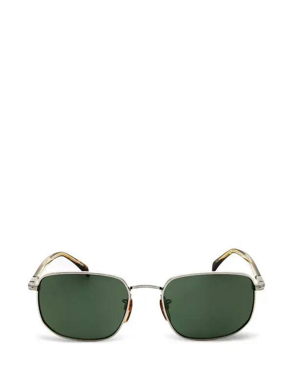DB EYEWEAR BY DAVID BECKHAM Rectangle Frame Sunglasses - Silver
