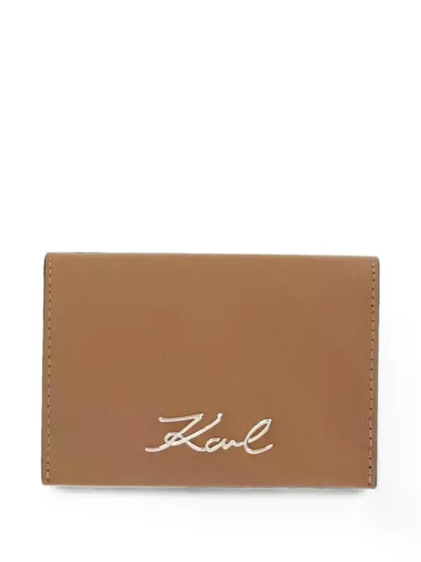 Karl Lagerfeld K/signature Bifold Wallet - Brown