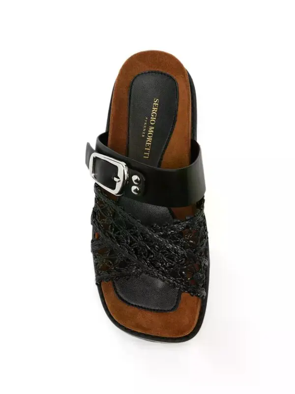 SERGIO MORETTI FIRENZE Buckle-fastening Sandals