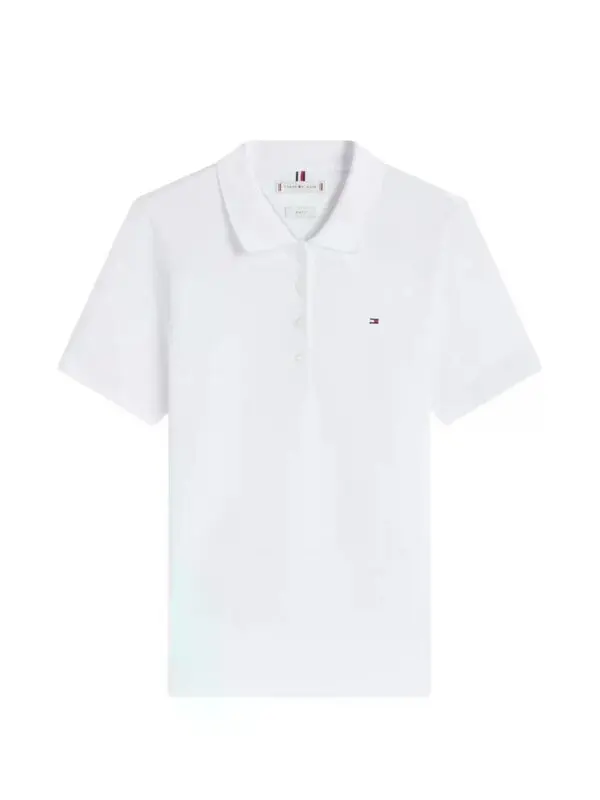 Tommy Hilfiger Piqué Polo Shirt With Embroidered Logo