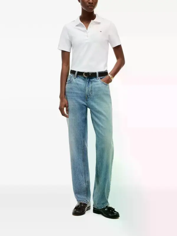 Tommy Hilfiger Piqué Polo Shirt With Embroidered Logo