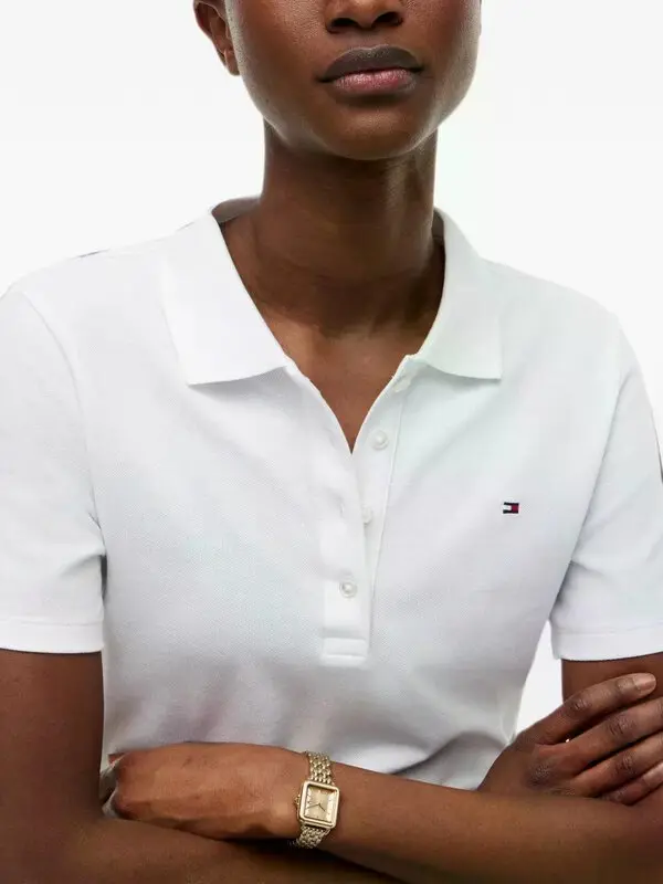 Tommy Hilfiger Piqué Polo Shirt With Embroidered Logo