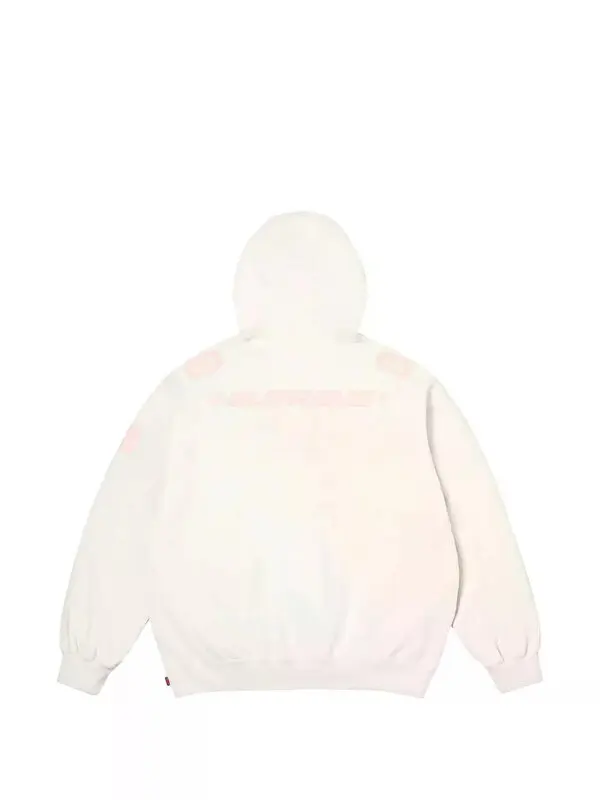 Supreme Logo Patch Hoodie - White