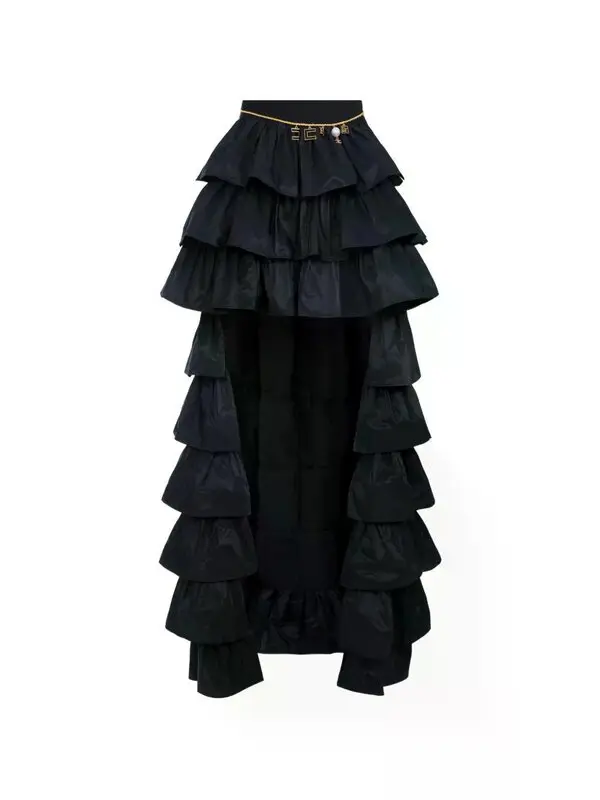 Elisabetta Franchi Ruffled Asymmetrical Skirt