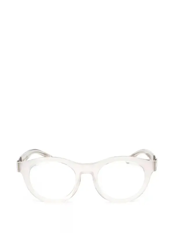 IC! BERLIN Round-frame Glasses - White