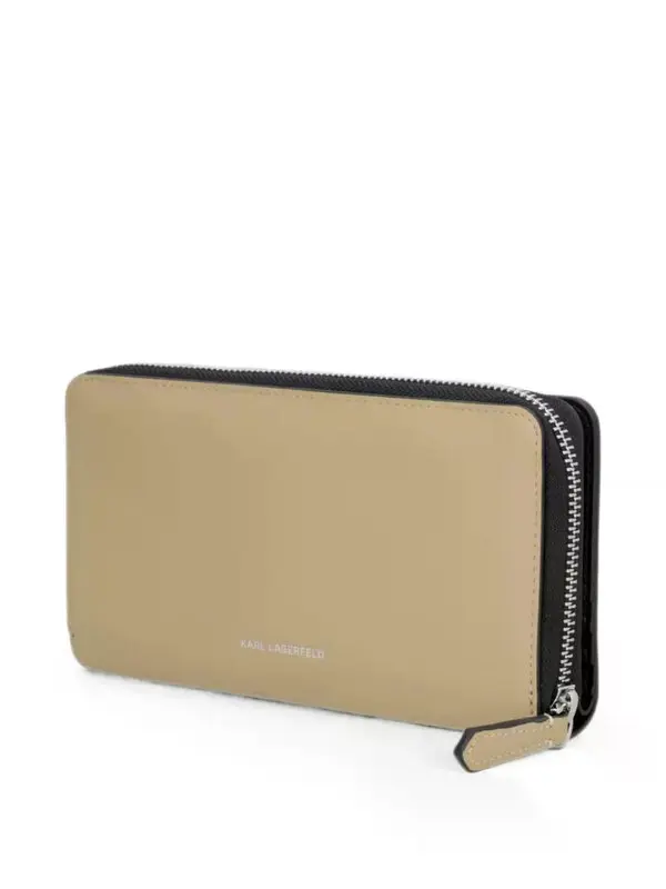 Karl Lagerfeld K/daily Logo-print Wallet - Neutrals