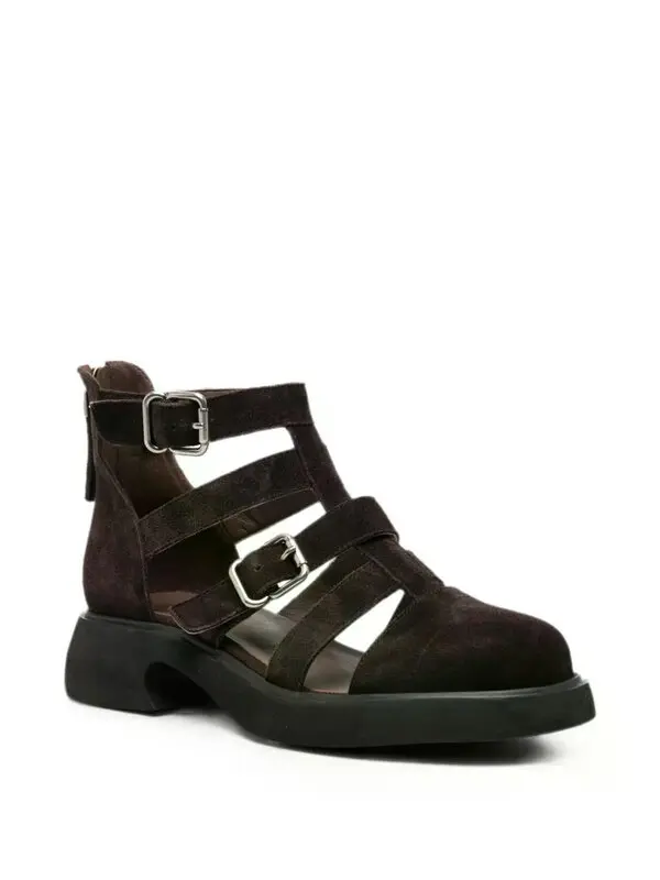 SERGIO MORETTI FIRENZE Buckle-fastening Cage Sandals
