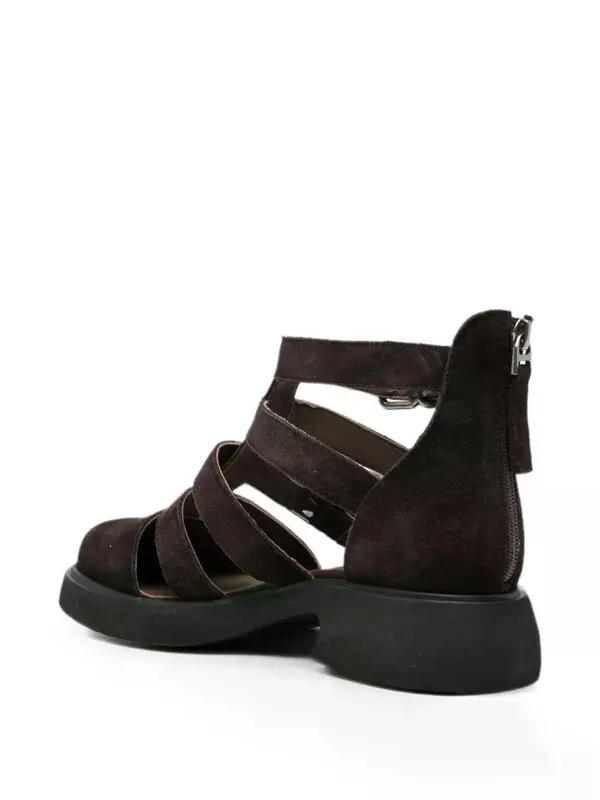 SERGIO MORETTI FIRENZE Buckle-fastening Cage Sandals