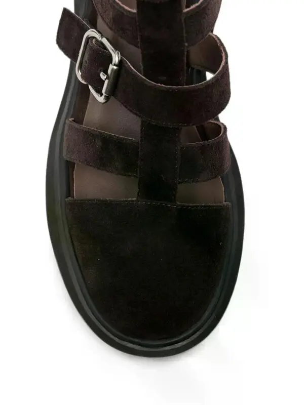 SERGIO MORETTI FIRENZE Buckle-fastening Cage Sandals