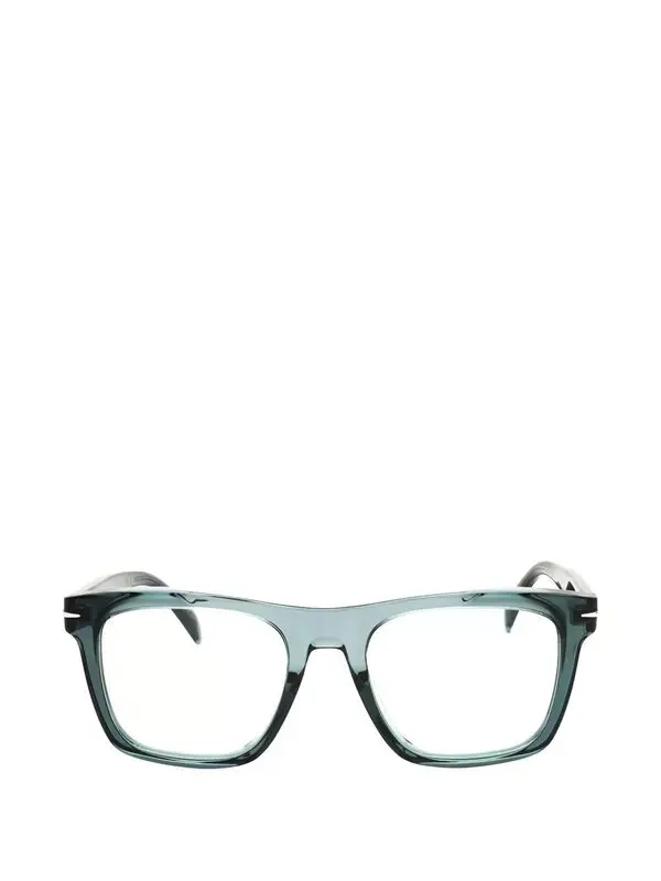 DB EYEWEAR BY DAVID BECKHAM Square Frame Eyeglasses - Blue