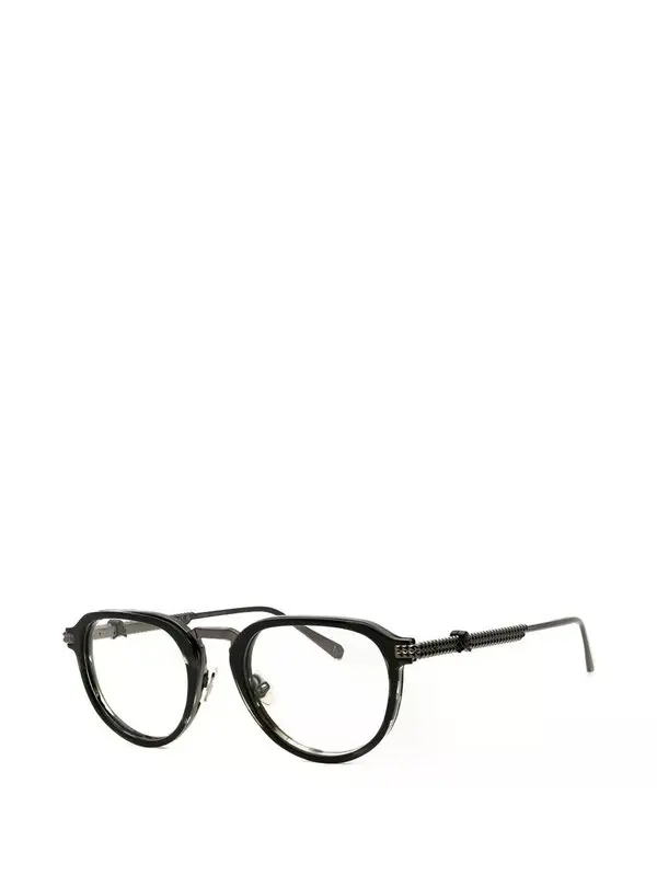 Philipp Plein Geometric Frame Eyeglasses