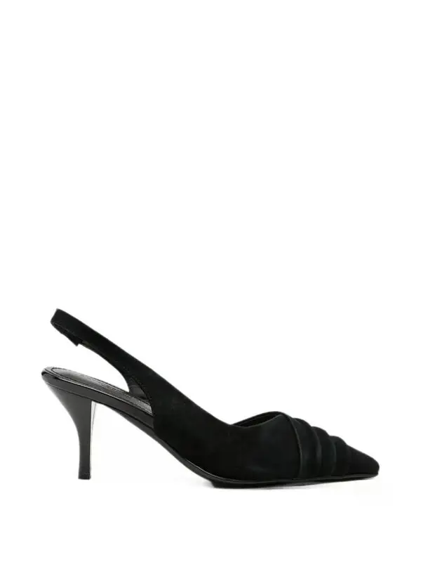 SERGIO MORETTI FIRENZE Ruched Slingback Pumps