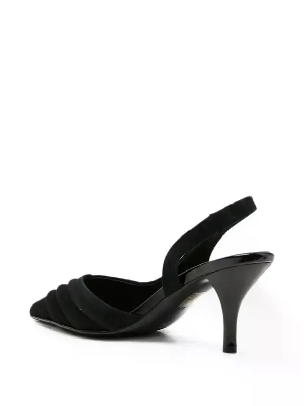 SERGIO MORETTI FIRENZE Ruched Slingback Pumps