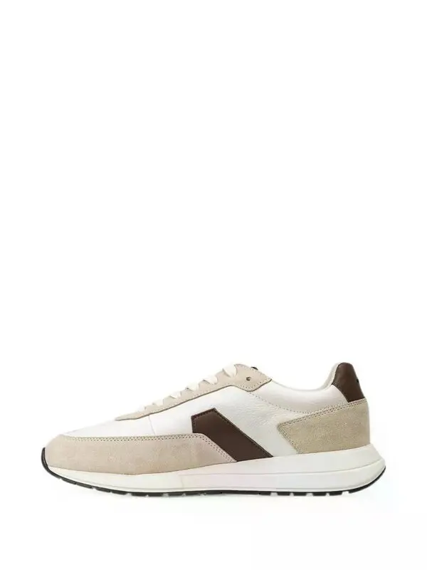 BOSS Panelled Leather Sneakers