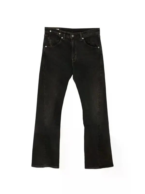 LEVI'S Straight-leg Logo Patch Jeans - Black