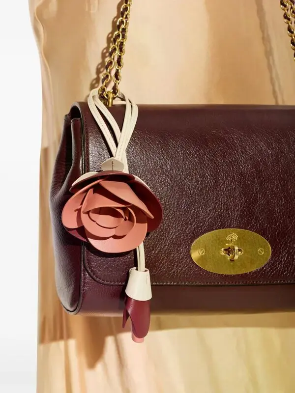 Furla Allegra Floral Appliqué Keychain