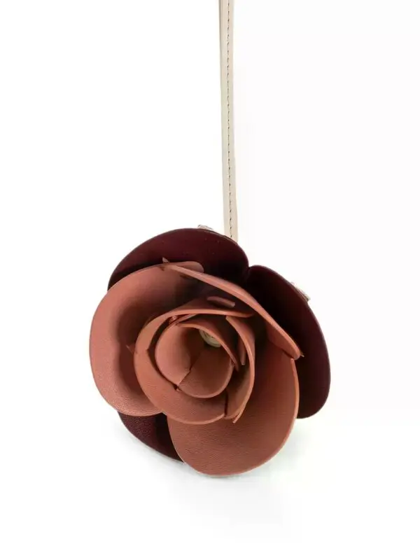 Furla Allegra Floral Appliqué Keychain