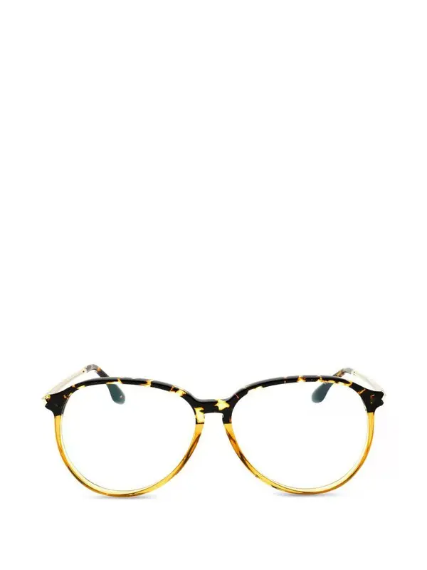 Victoria Beckham Round Frame Eyeglasses - Brown