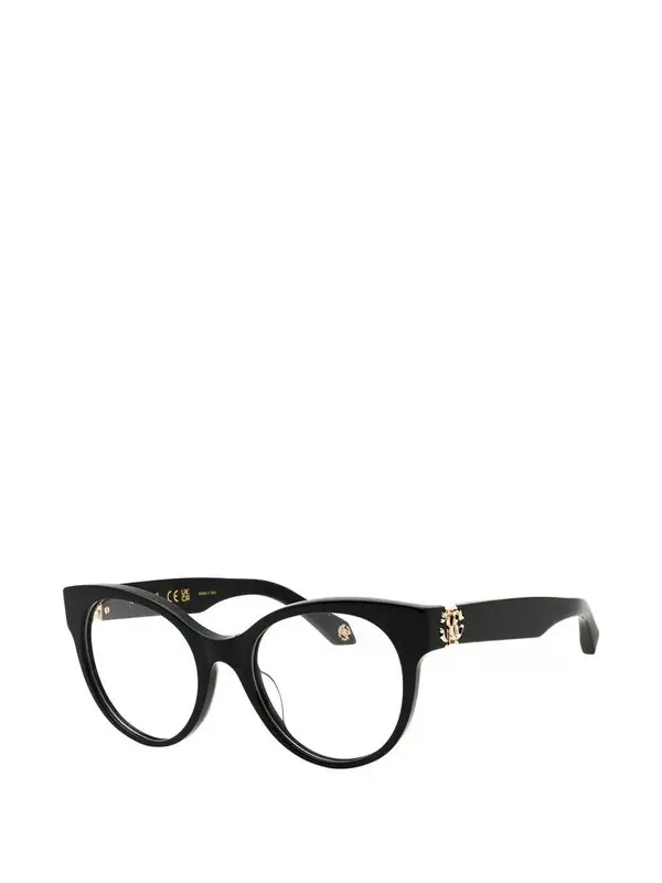 Roberto Cavalli Round Frame Eyeglasses - Black