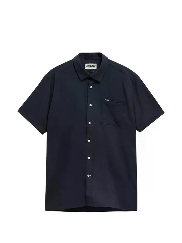 Barbour Kingswood Ripstop Short-sleeved Shirt - Blue