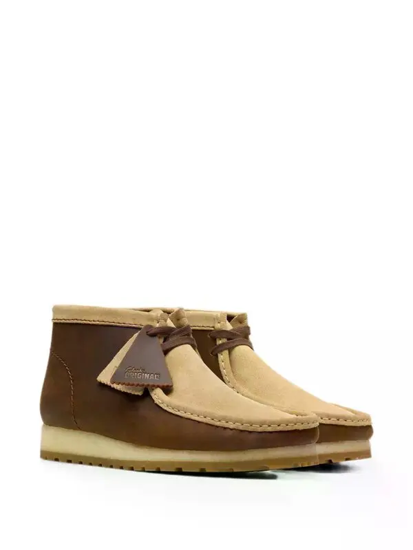 Clarks Wallabee Rb Leather Desert Boots - Brown