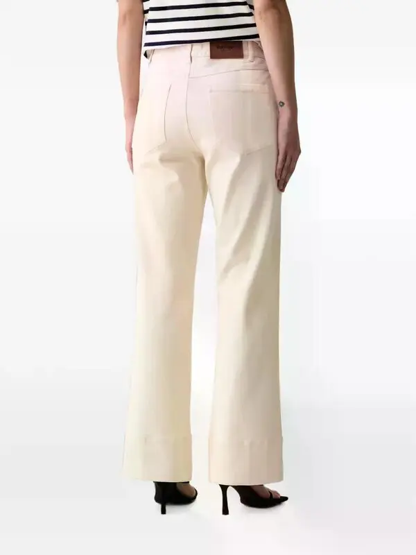 Barbour Hinton Pintuck-detailing Flared Jeans