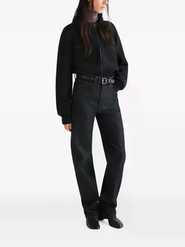 LEMAIRE Five Pockets Twisted Jeans In Slate Denim