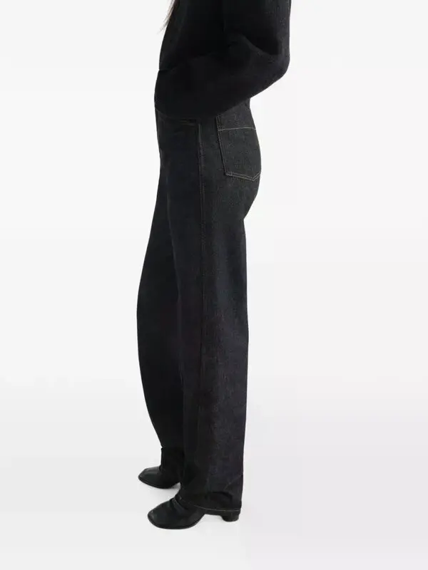LEMAIRE Five Pockets Twisted Jeans In Slate Denim
