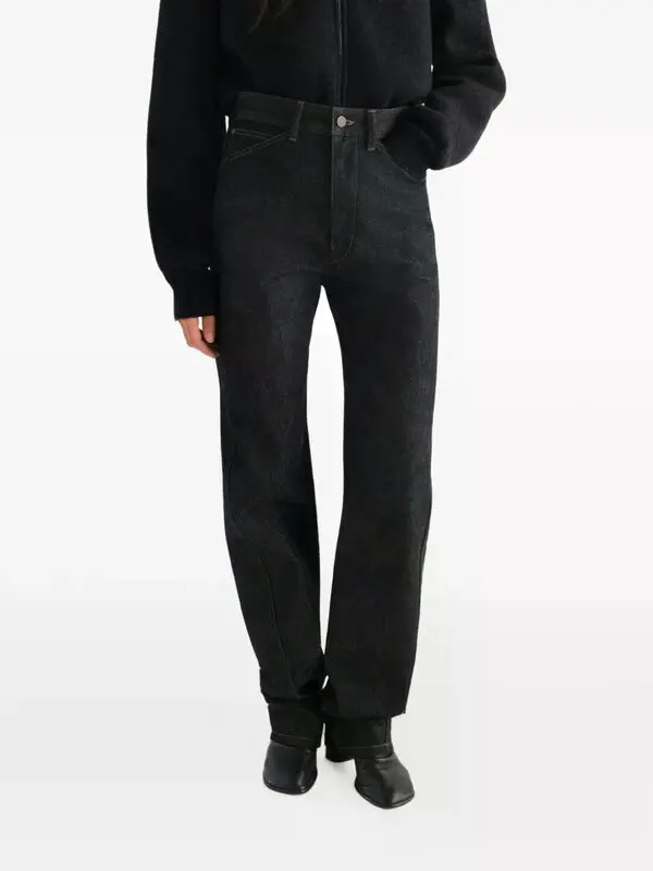 LEMAIRE Five Pockets Twisted Jeans In Slate Denim