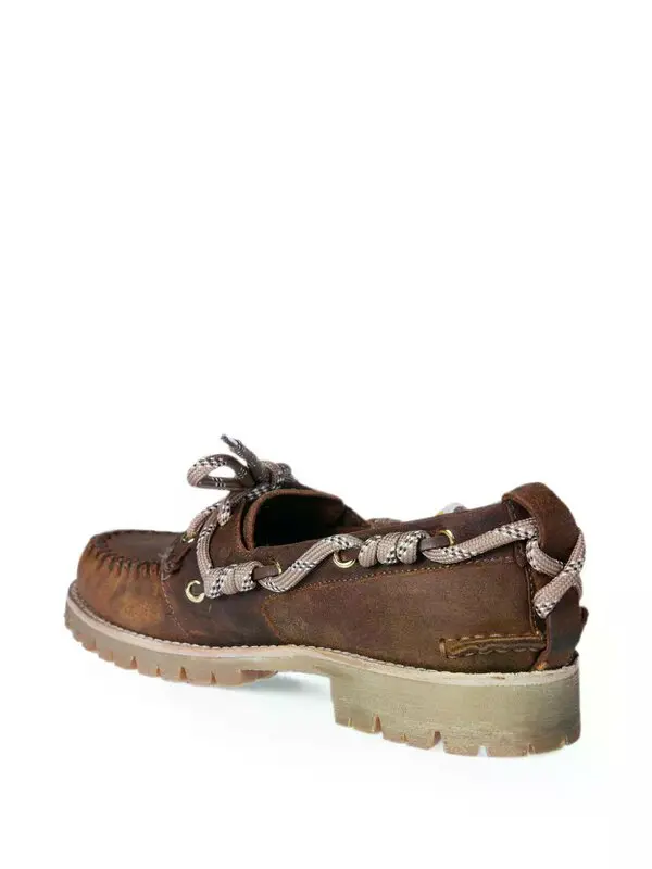 GOLDEN GOOSE Cruise Waxed-suede Loafers