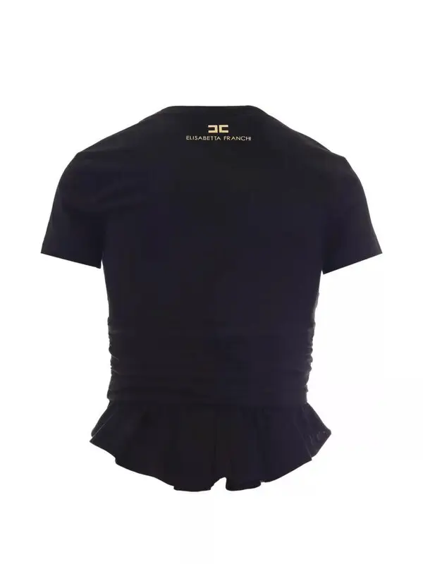 Elisabetta Franchi Logo-plaque T-shirt
