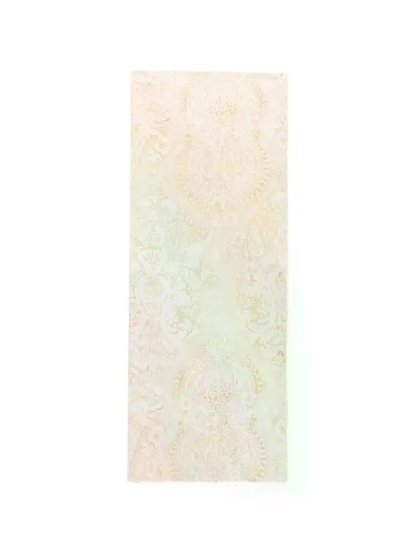 Roberto Cavalli Baroque-print Fringed Scarf - Neutrals