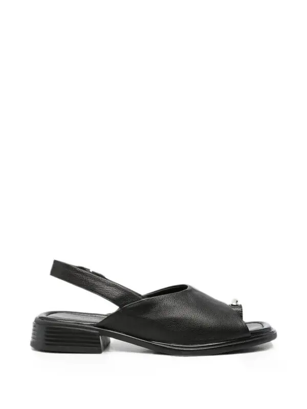 SERGIO MORETTI FIRENZE Toe-ring Slingback Sandals