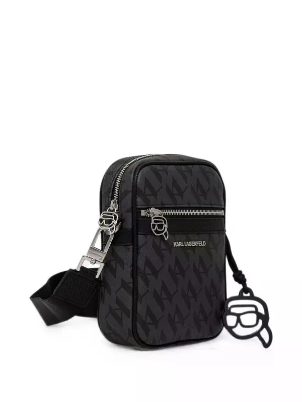 Karl Lagerfeld Monogram-print Messenger Bag