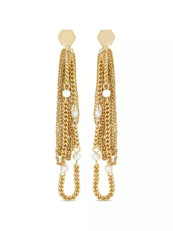 ALLSAINTS Chain-link Drop Earrings - Gold