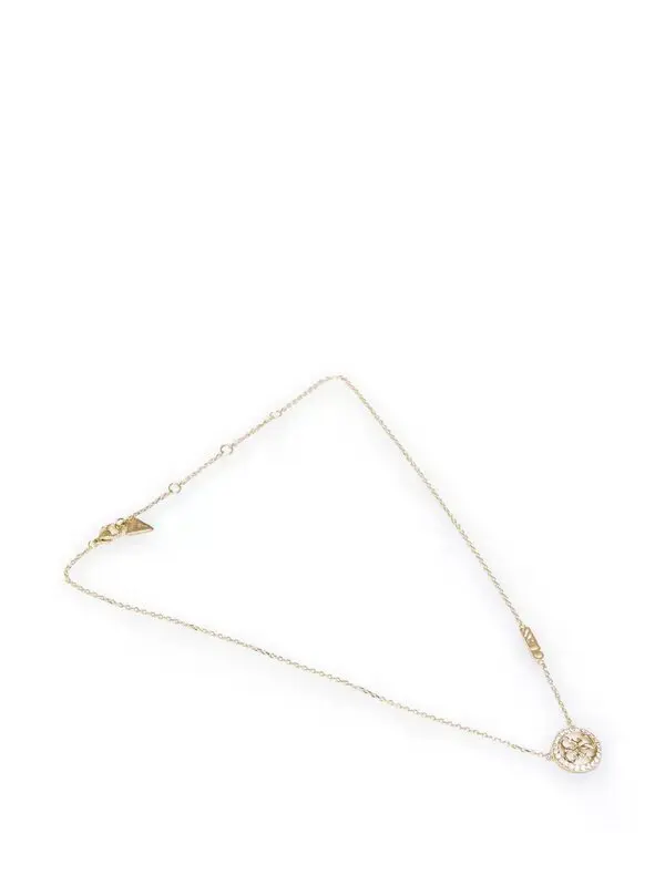 Guess 4g Crystal-embellished Necklace - Gold