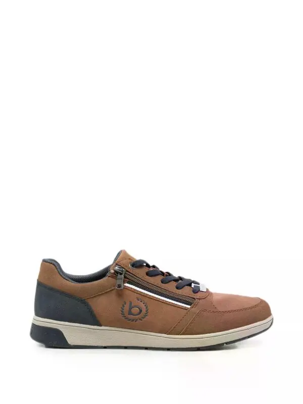 BUGATTI Logo-debossed Side-zip Sneakers