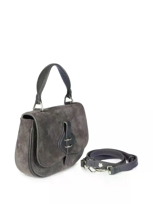 COCCINELLE Mavery Suede Shoulder Bag - Grey