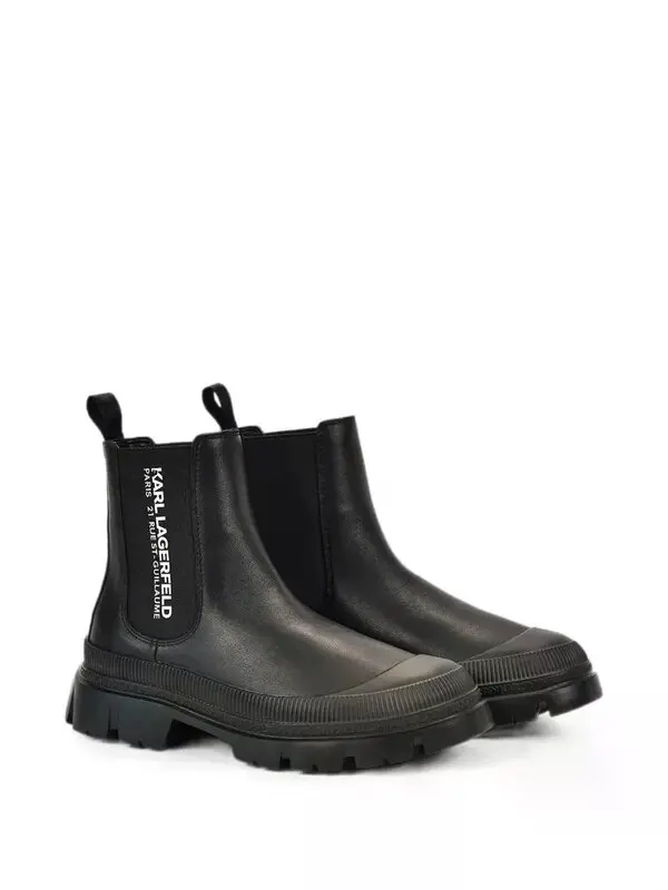 Karl Lagerfeld Logo-print Ankle Boots
