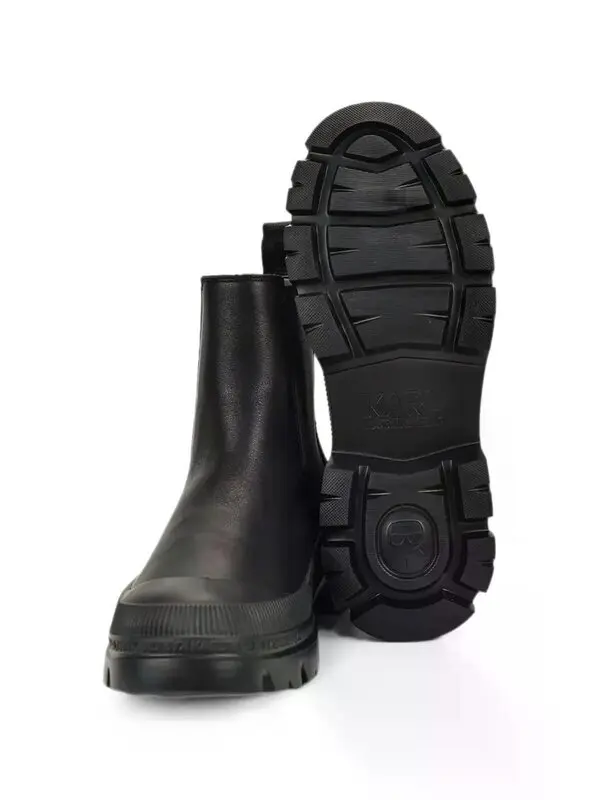 Karl Lagerfeld Logo-print Ankle Boots