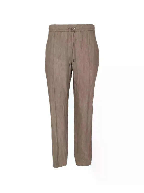 Isaia Drawstring Tailored Trousers