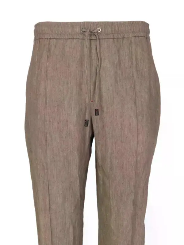 Isaia Drawstring Tailored Trousers