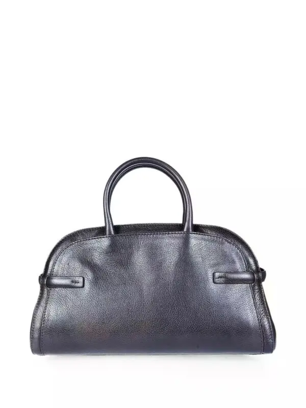 Orciani Aura S Leather Satchel Bag