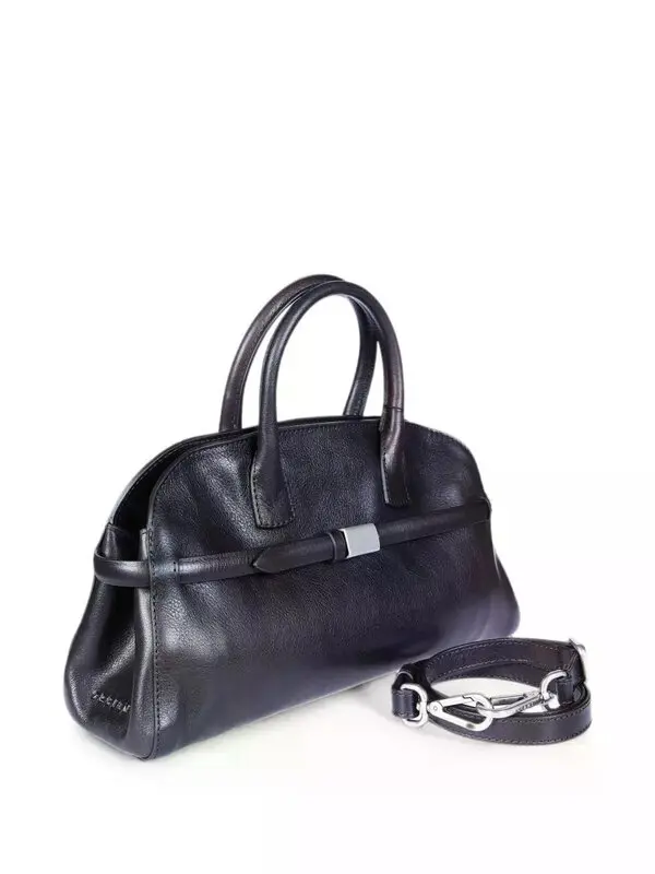 Orciani Aura S Leather Satchel Bag
