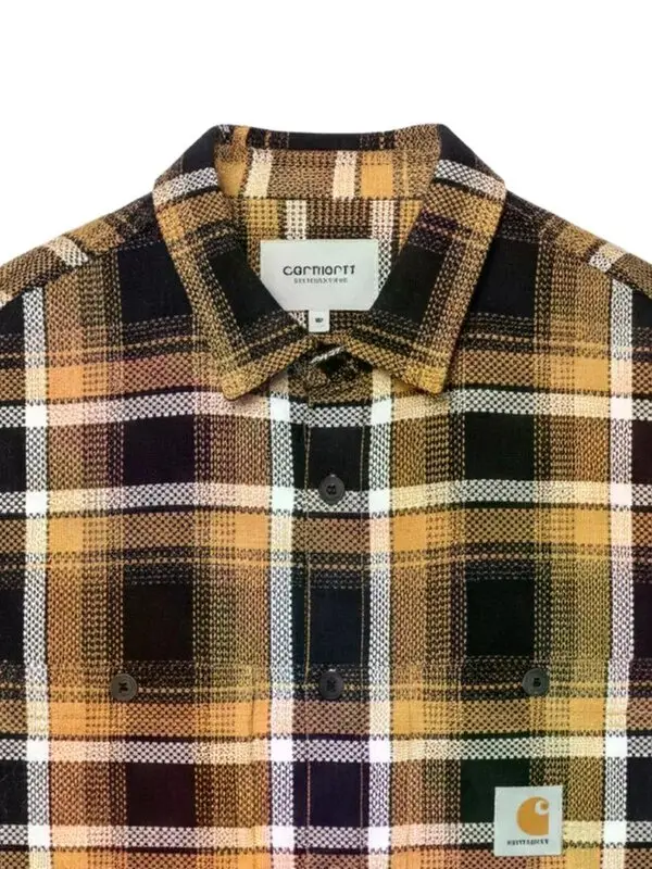 Carhartt Work In Progress Vaughn Plaid Pocket Shirt - Yellow