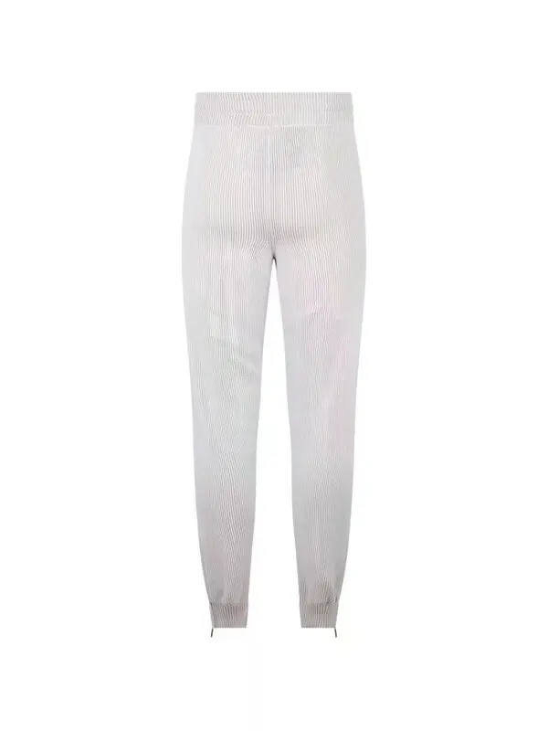 MOORER Ribbed-knit Track Pants