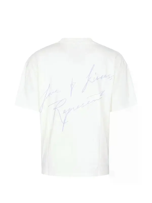 REPRESENT Love & Kisses Graphic-print T-shirt - White